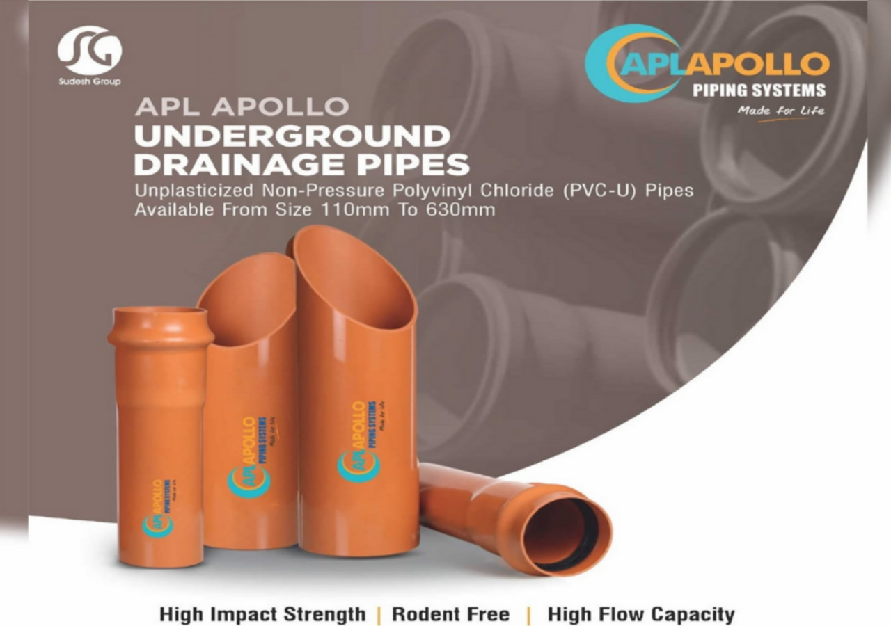Underground Drainage Pipe And Solutions- APL Apollo Pipes