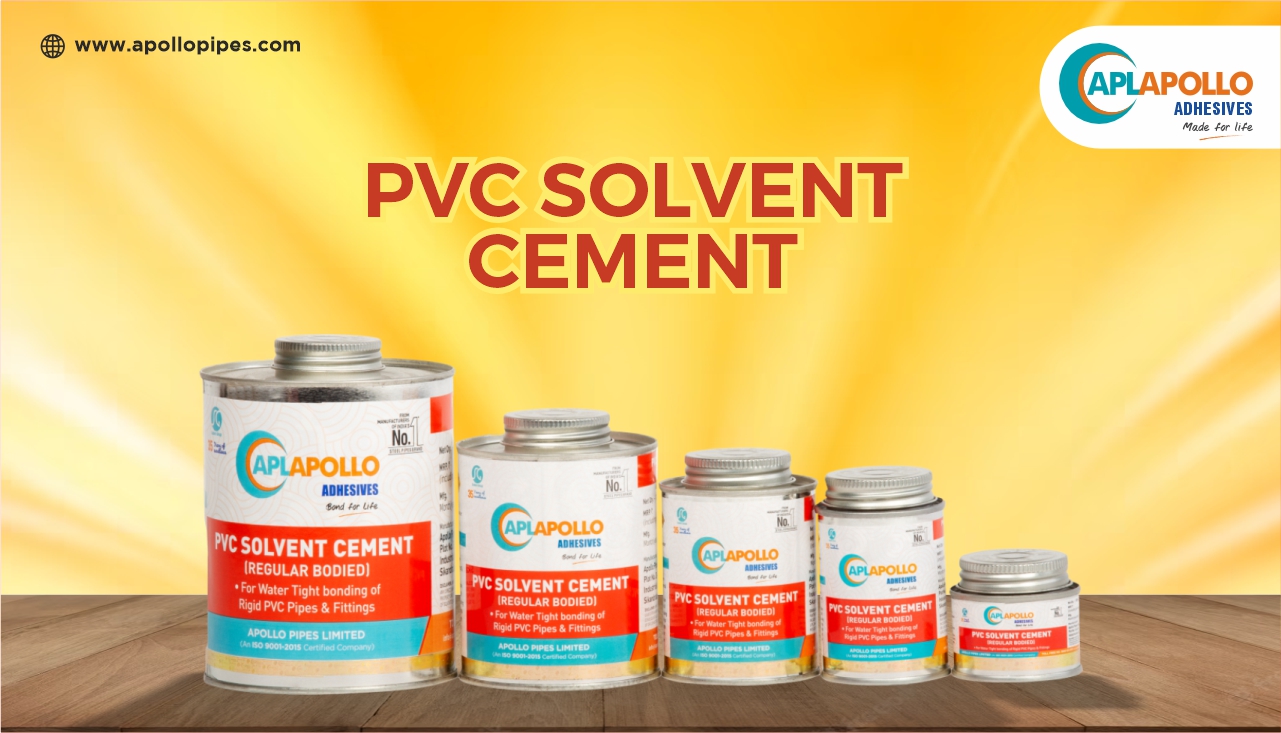 PVC Solvent Cement : Ensuring Secure and Reliable PVC Pipe Connections