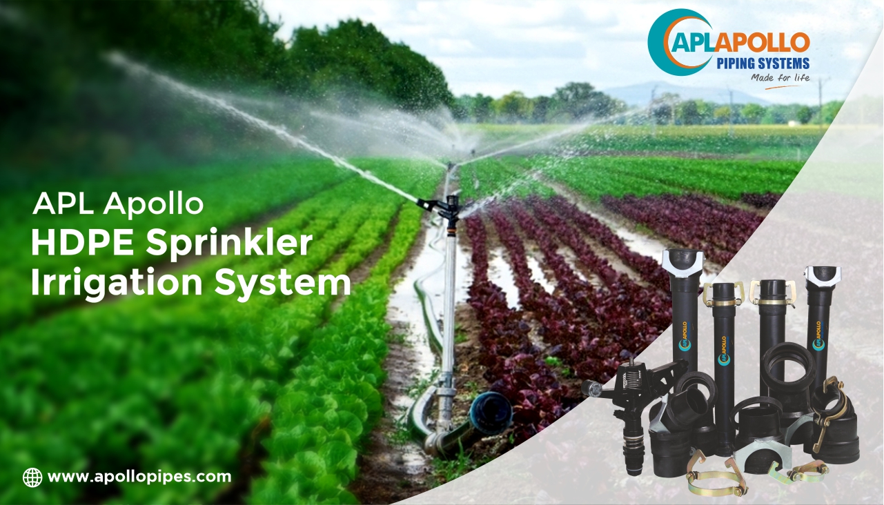 Water Sprinkler System For Agriculture - APL Apollo Pipes